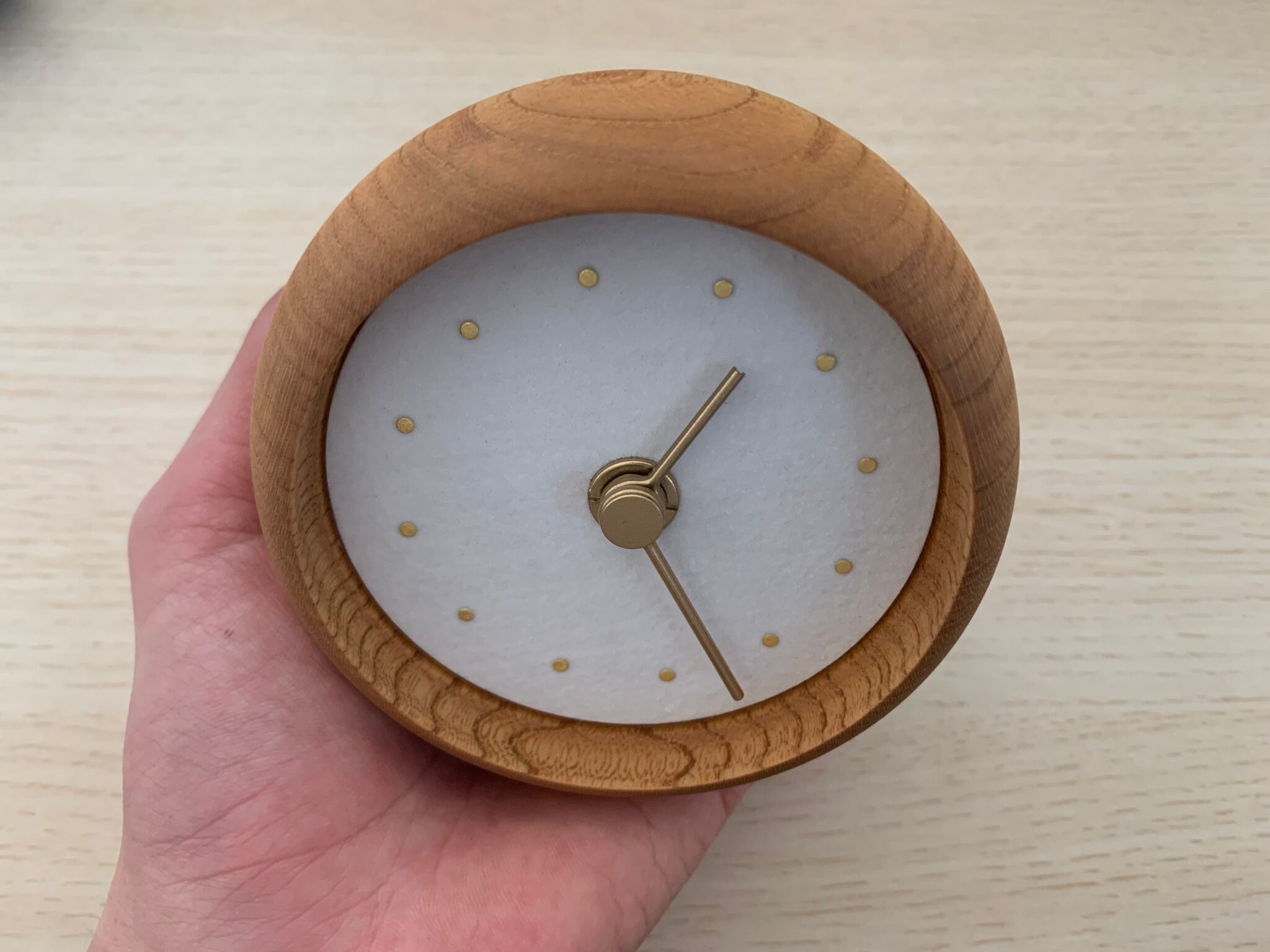 【おしゃれ】はなもっこ 置時計 こないろを使ってみた感想！ | kimakura